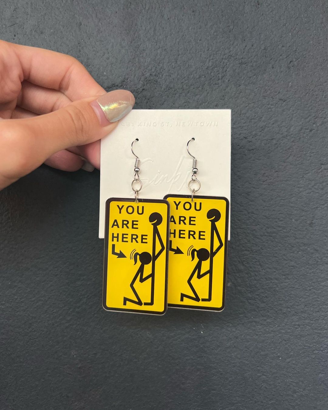 Handmade YOU ARE HERE Earrings – Sinki Design